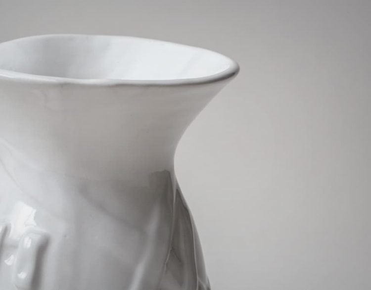 Ceramic Fluted Vase – Liz Hand Woods