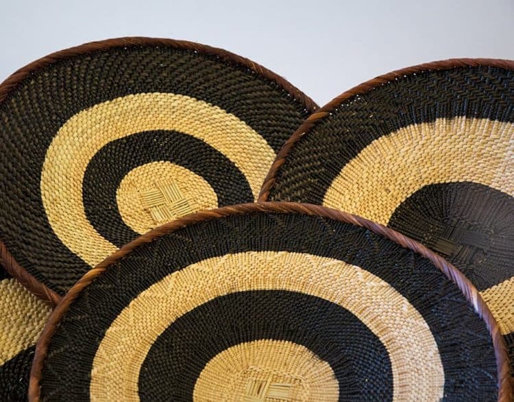 Painted Tonga Baskets – Liz Hand Woods